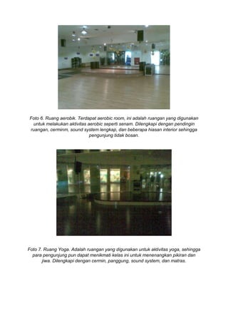 Laporan observasi tempat fitness (GOLD'S GYM MOI) | DOCX