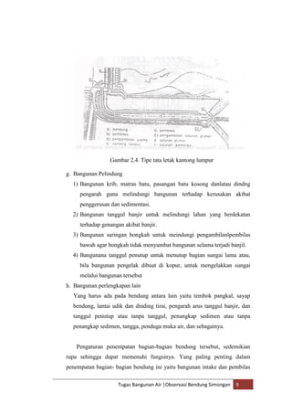 Laporan observasi bendung simongan | PDF
