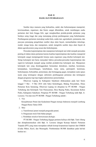 Laporan Observasi Lapang ke Kabupaten Sukabumi | PDF