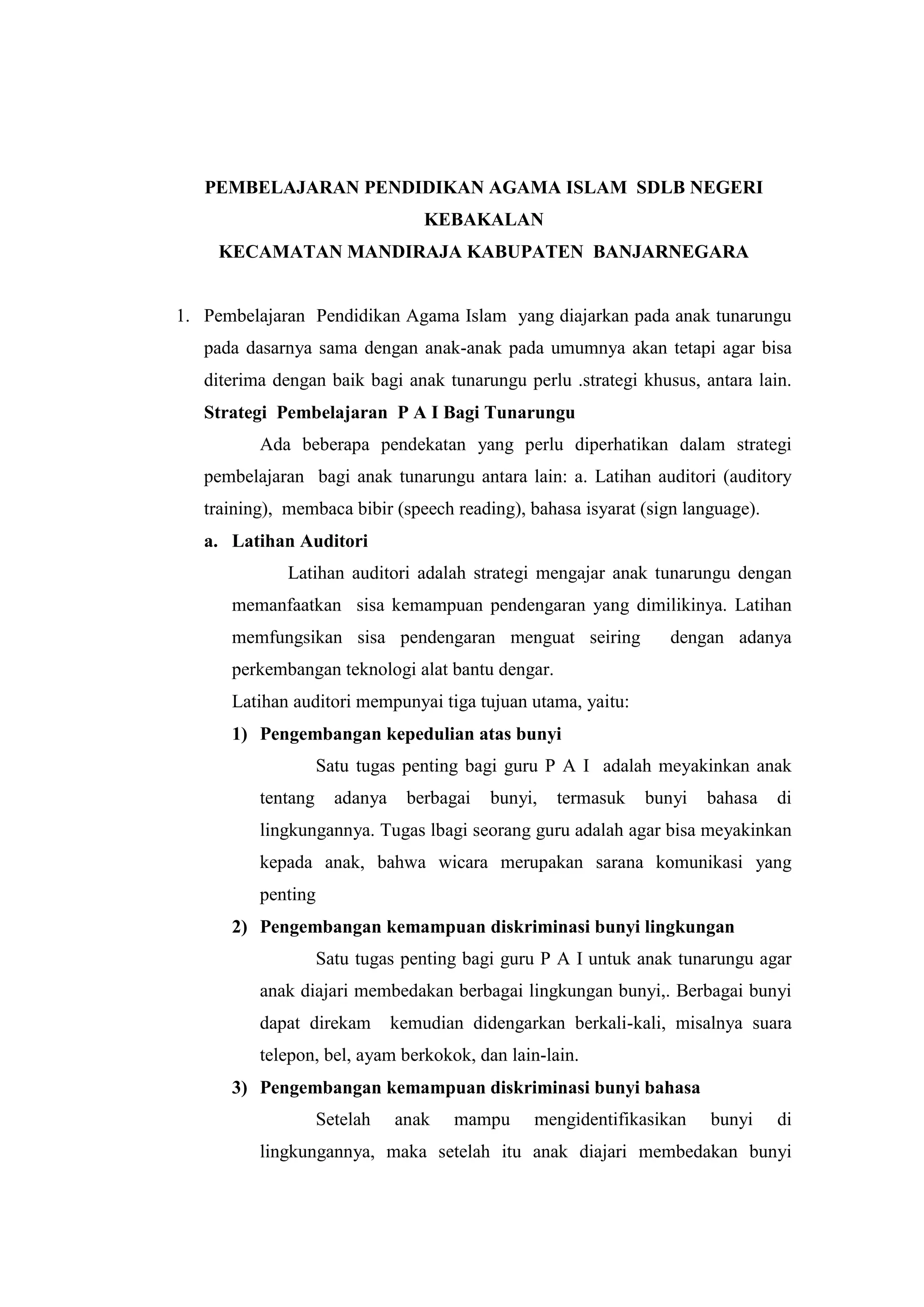 Laporan observasi slb | DOCX