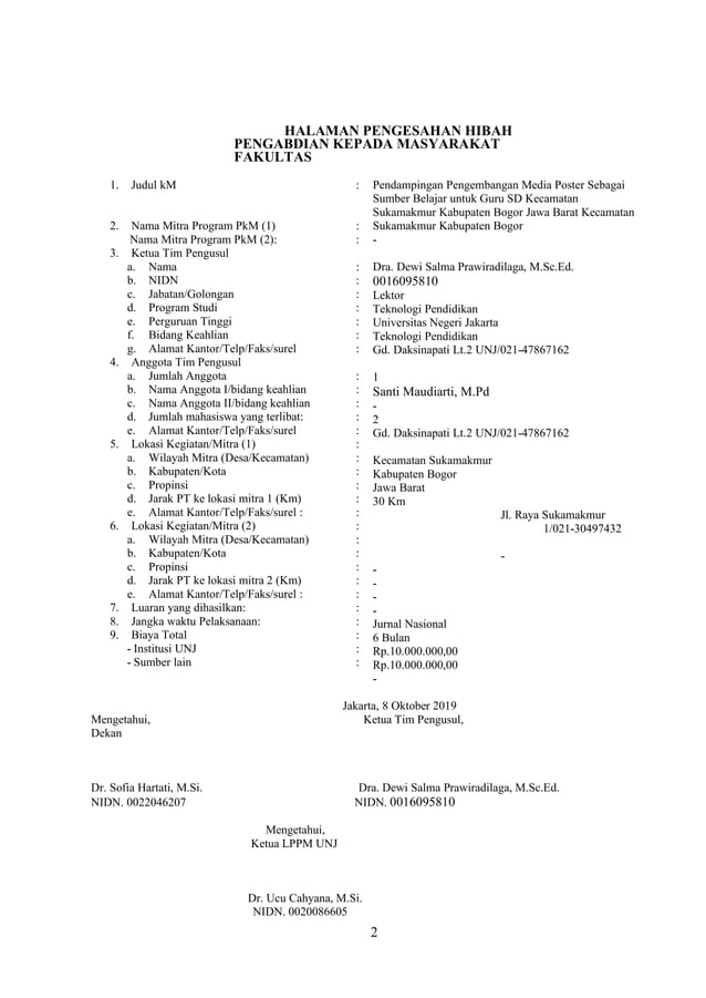 Laporan P2M Media Poster | PDF