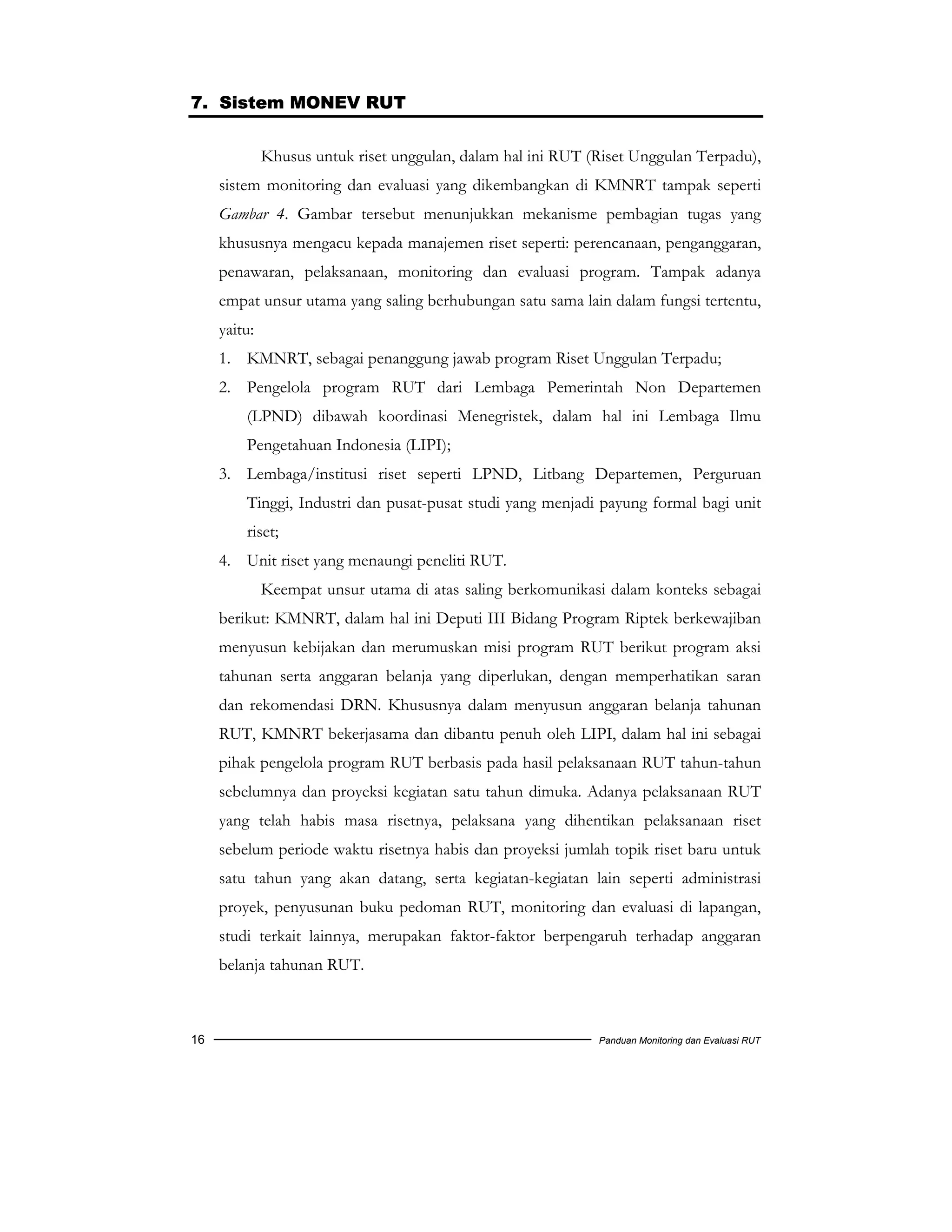 Laporan panduan monitoring dan evaluasi | PDF