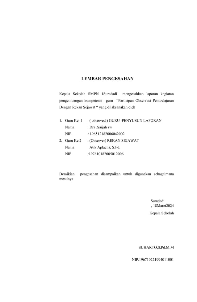 LAPORAN PARTISIPAN OBSERVER sdn 211.docx