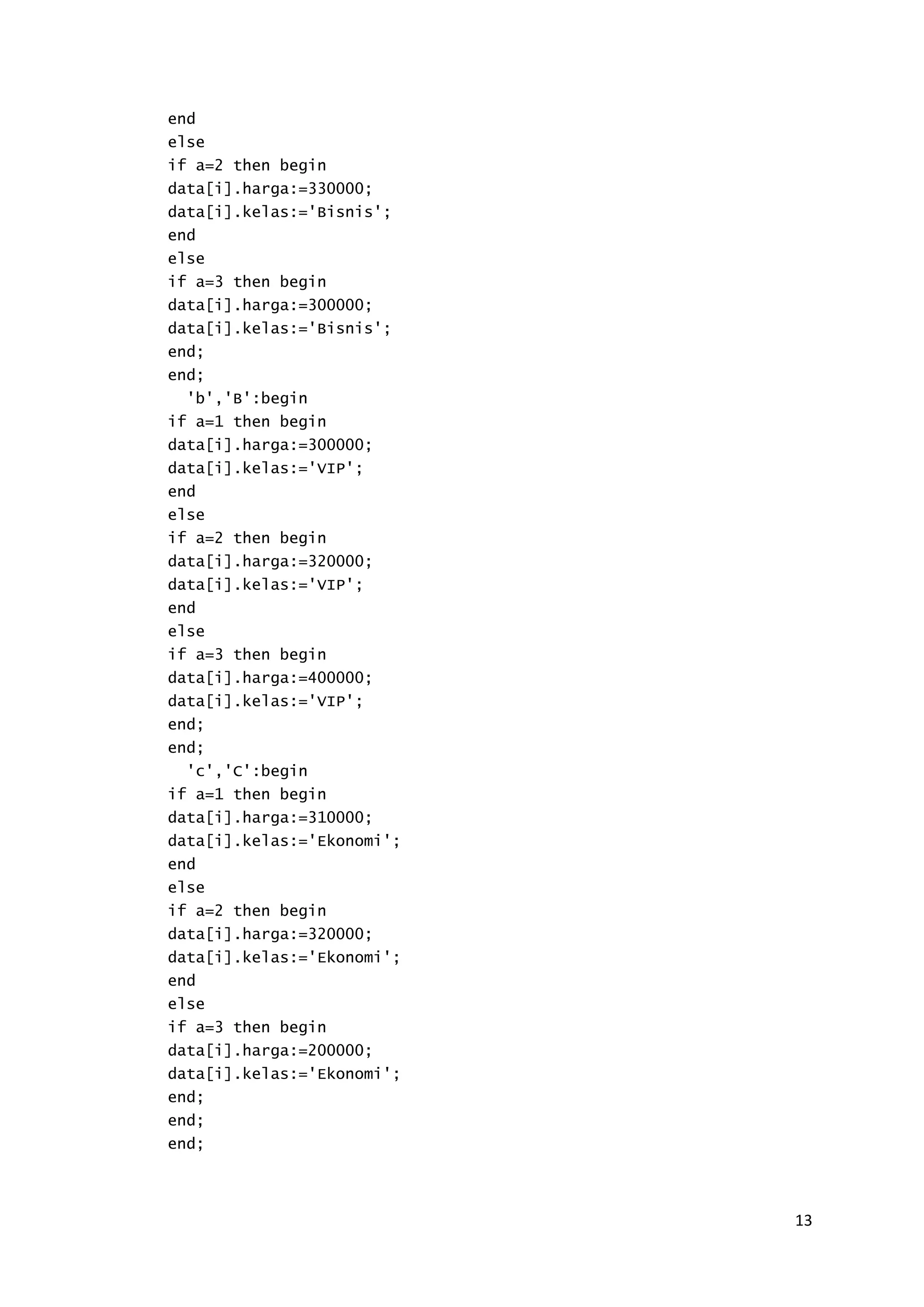 program pascal kereta | PDF