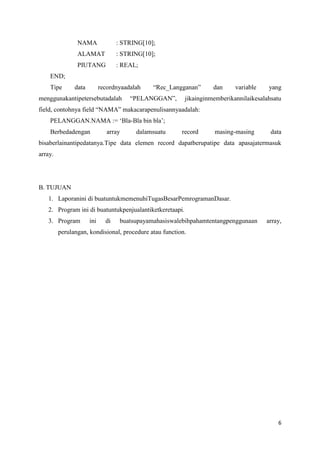 program pascal kereta | PDF