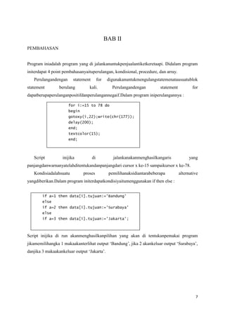 program pascal kereta | PDF