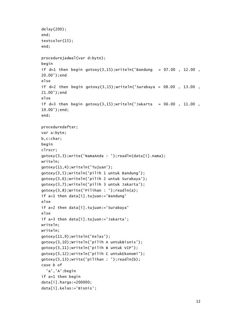 Download contoh program queue dengan pascal - horshield