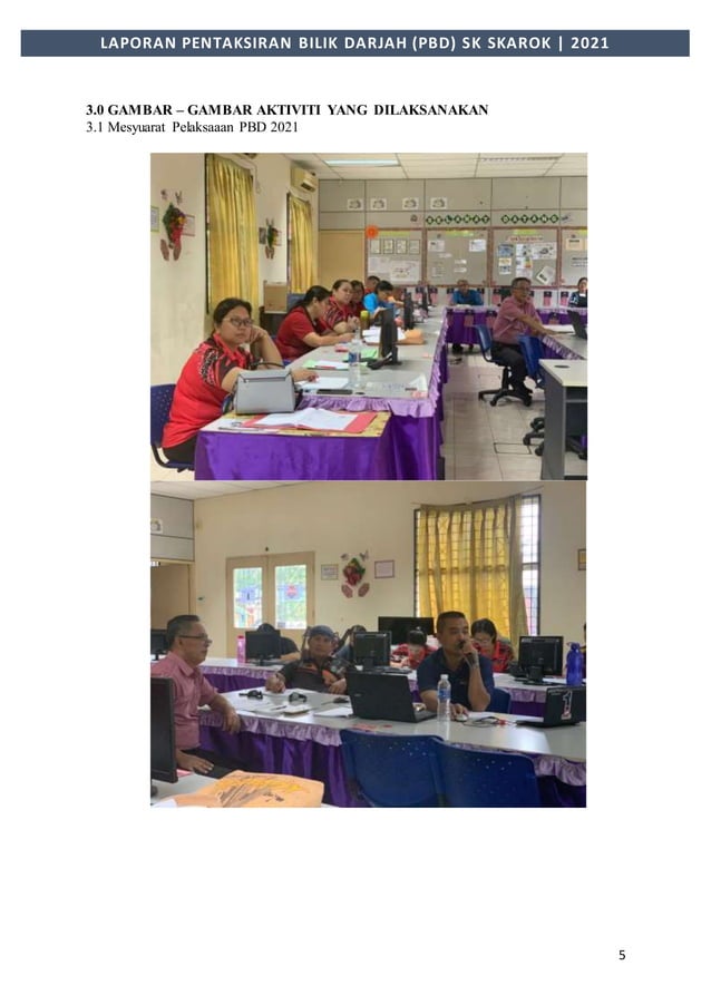 Contoh Laporan PBD | DOCX