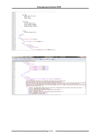 Laporan pbw CSS ferischa | DOC