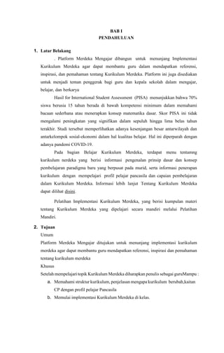 LAPORAN PENGEMBANGAN DIRI PELATIHAN MANDIRI PMM 1.docx