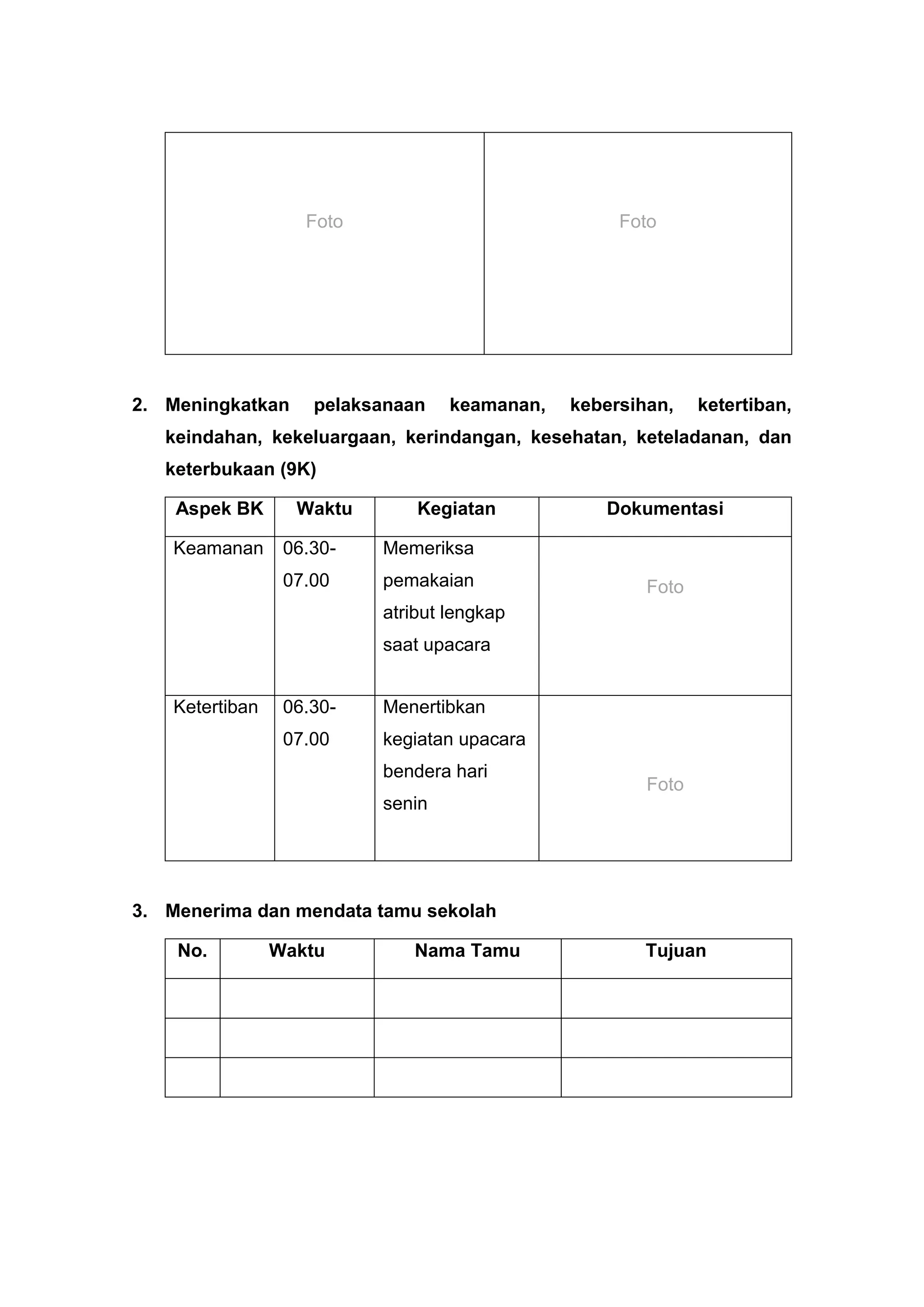 laporan guru piket laporan guru piket laporan guru piket | DOCX