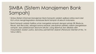 Laporan Pelaksanaan Sosialisasi SIMBA.pptx