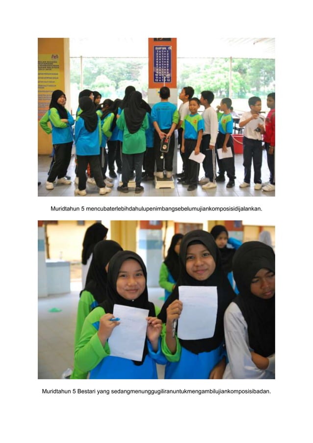 Laporan pelaksanaan ujian segak | DOCX