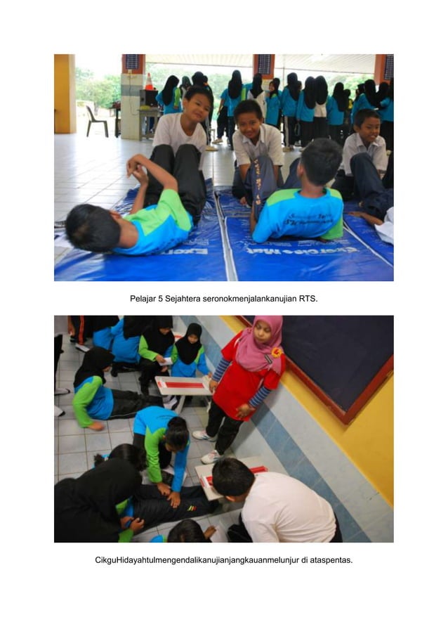 Laporan pelaksanaan ujian segak | DOCX