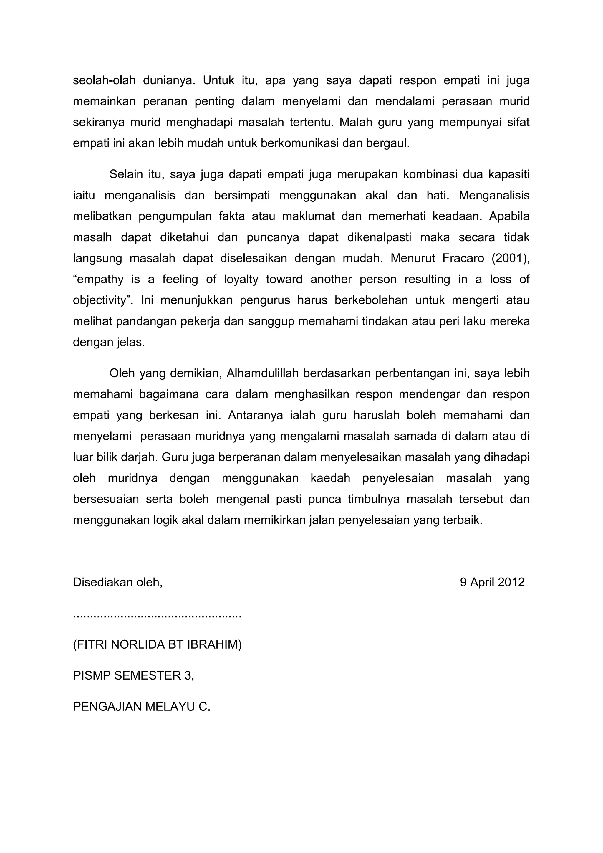 Laporan pembentangan | DOCX