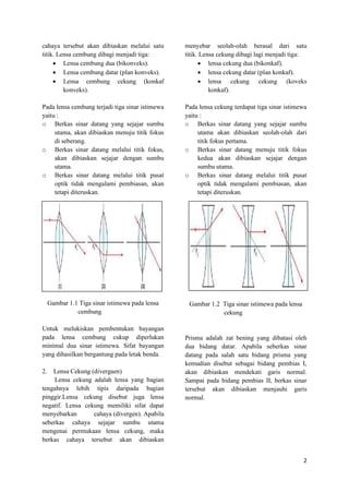 FISIKA - PEMBIASAN CAHAYA | PDF