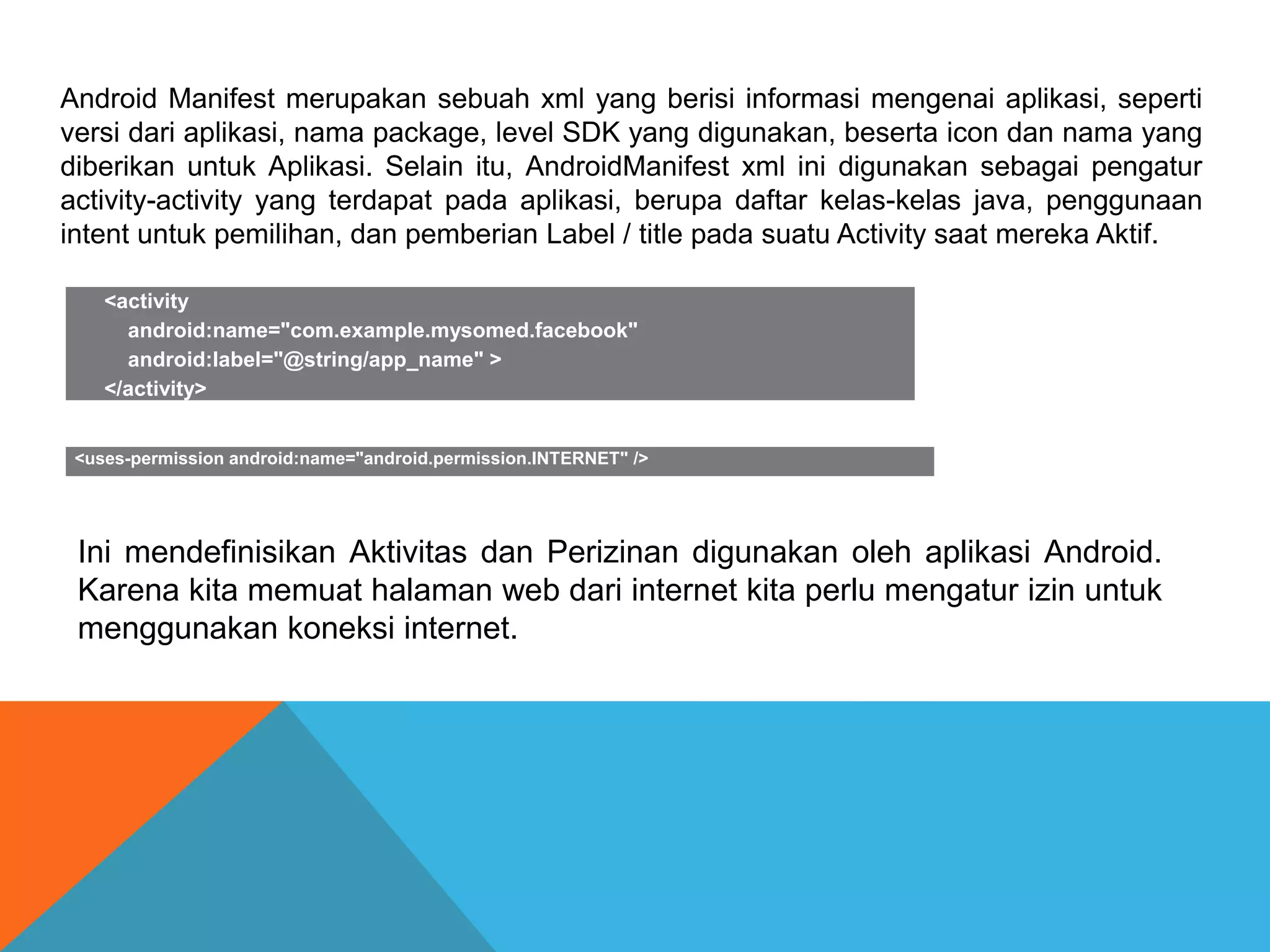 Laporan pembuatan aplikasi my so untuk android ppt | PPTX