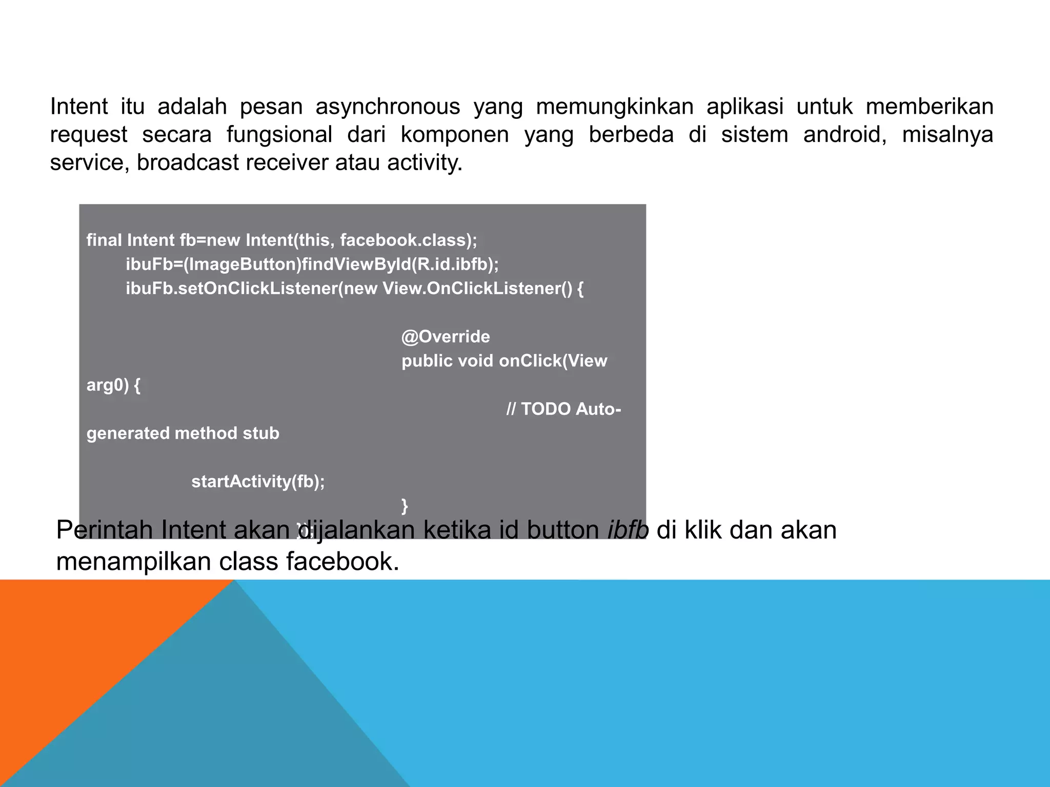 Laporan pembuatan aplikasi my so untuk android ppt | PPTX