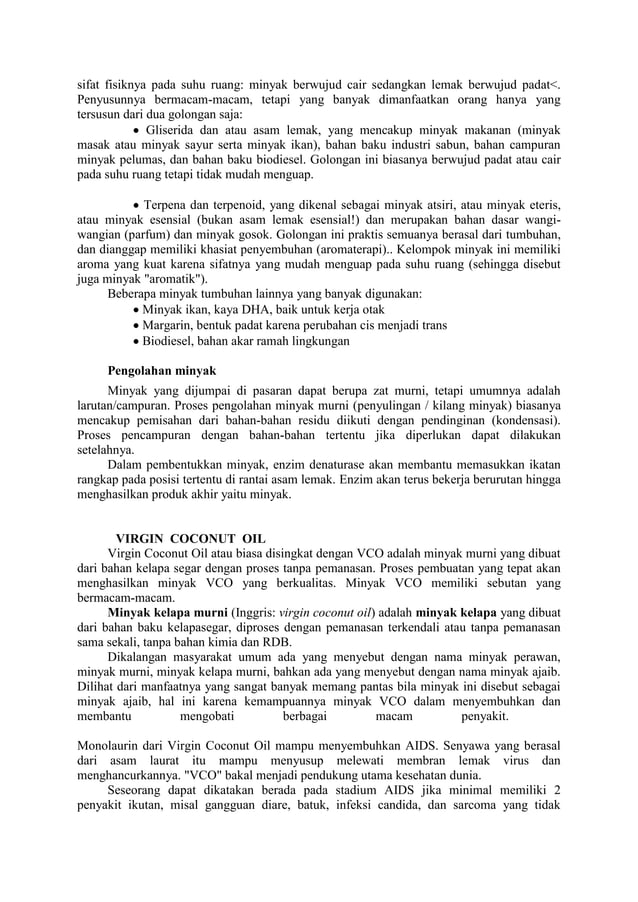 Laporan pembuatandan analisa vco | DOCX