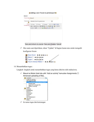 Laporan pembuatan moodle | PDF