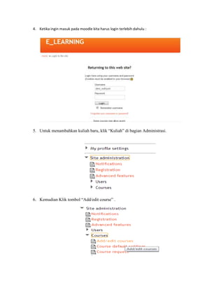 Laporan pembuatan moodle | PDF