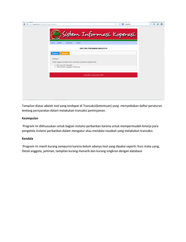 Laporan pemrograman berbasis web | PDF