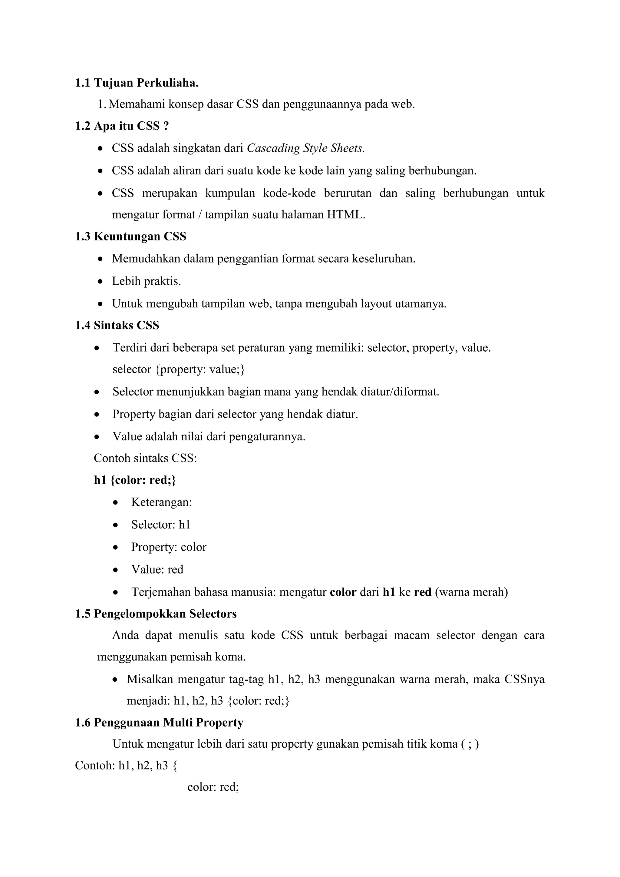 Laporan pemrograman berbasis web | DOCX