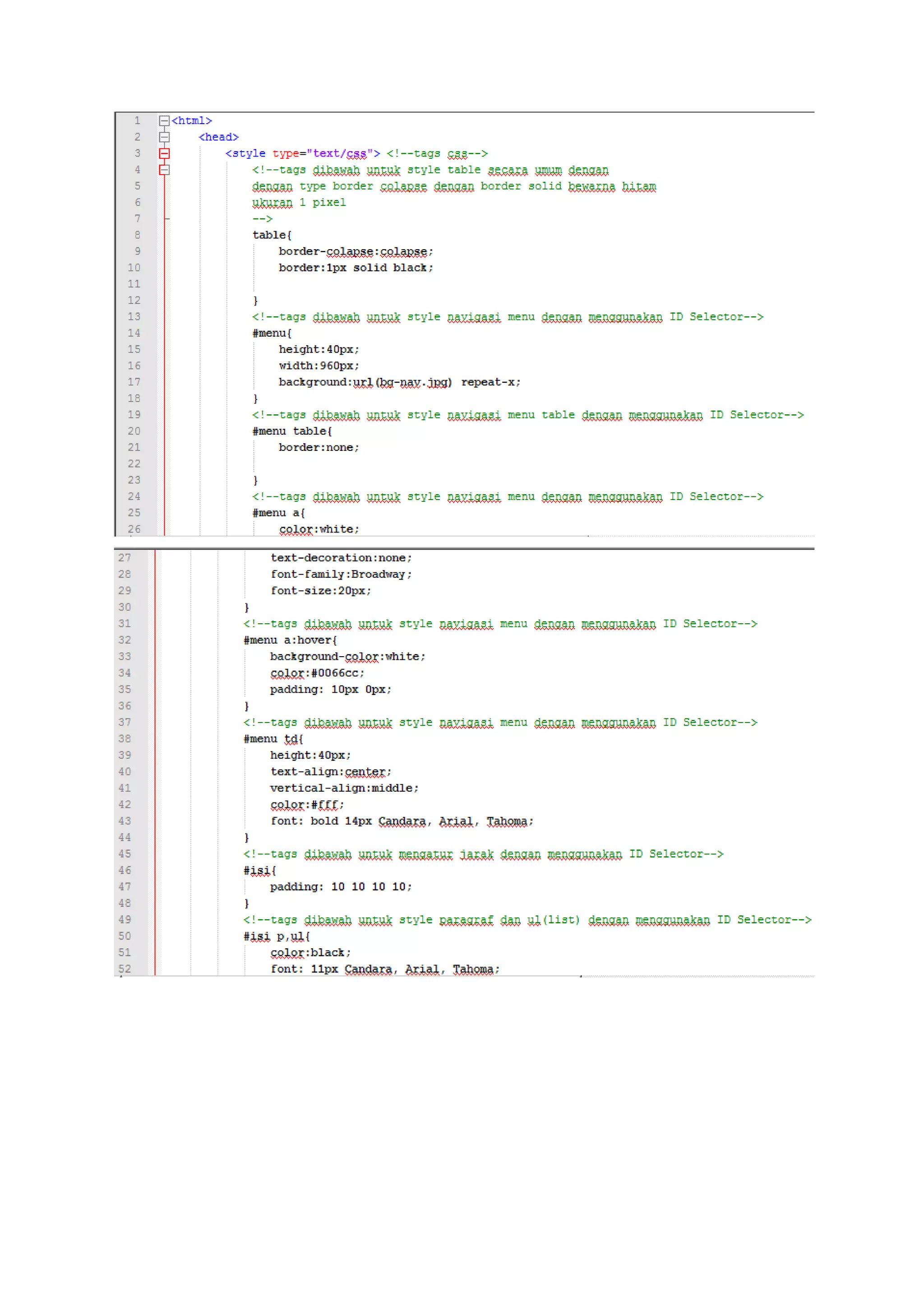Laporan pemrograman berbasis web | DOCX