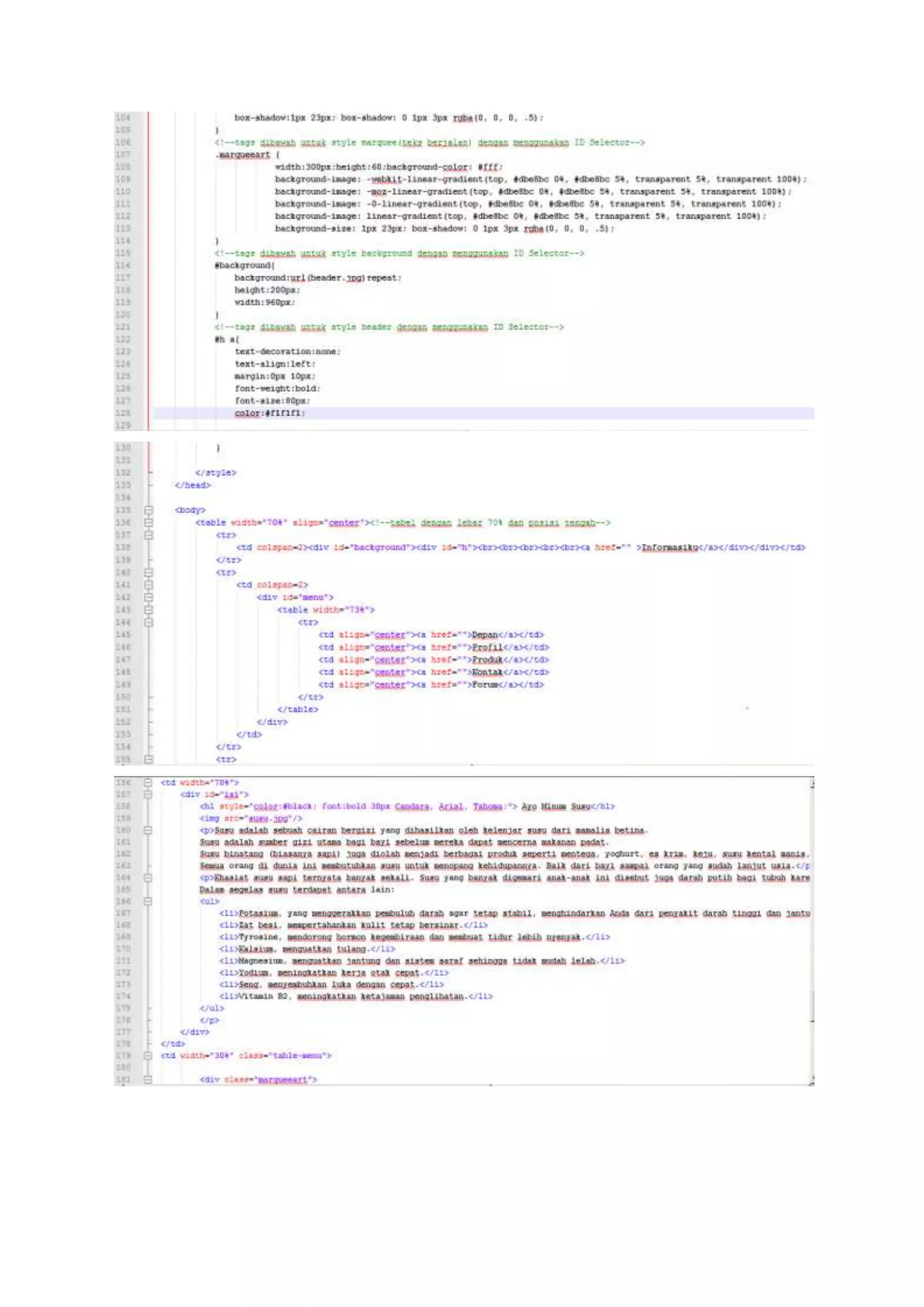 Laporan pemrograman berbasis web | DOCX