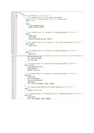Laporan pemrograman berbasis web | DOCX