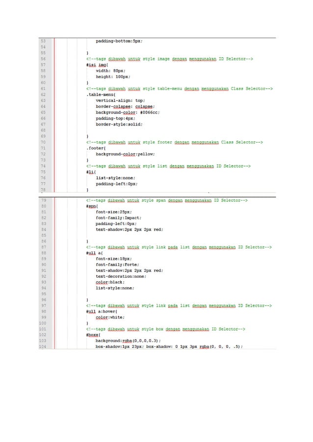 Laporan pemrograman berbasis web | PDF