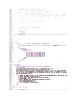 Laporan pemrograman berbasis web | DOCX