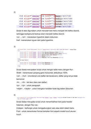 Laporan pemrograman berbasis web (CSS) | PDF