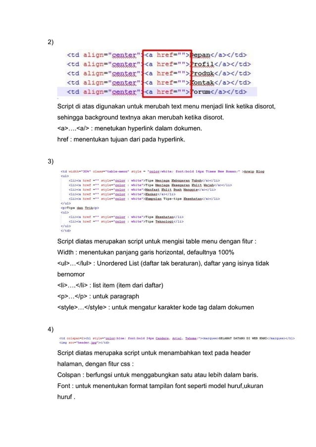 Laporan pemrograman berbasis web (CSS) | PDF
