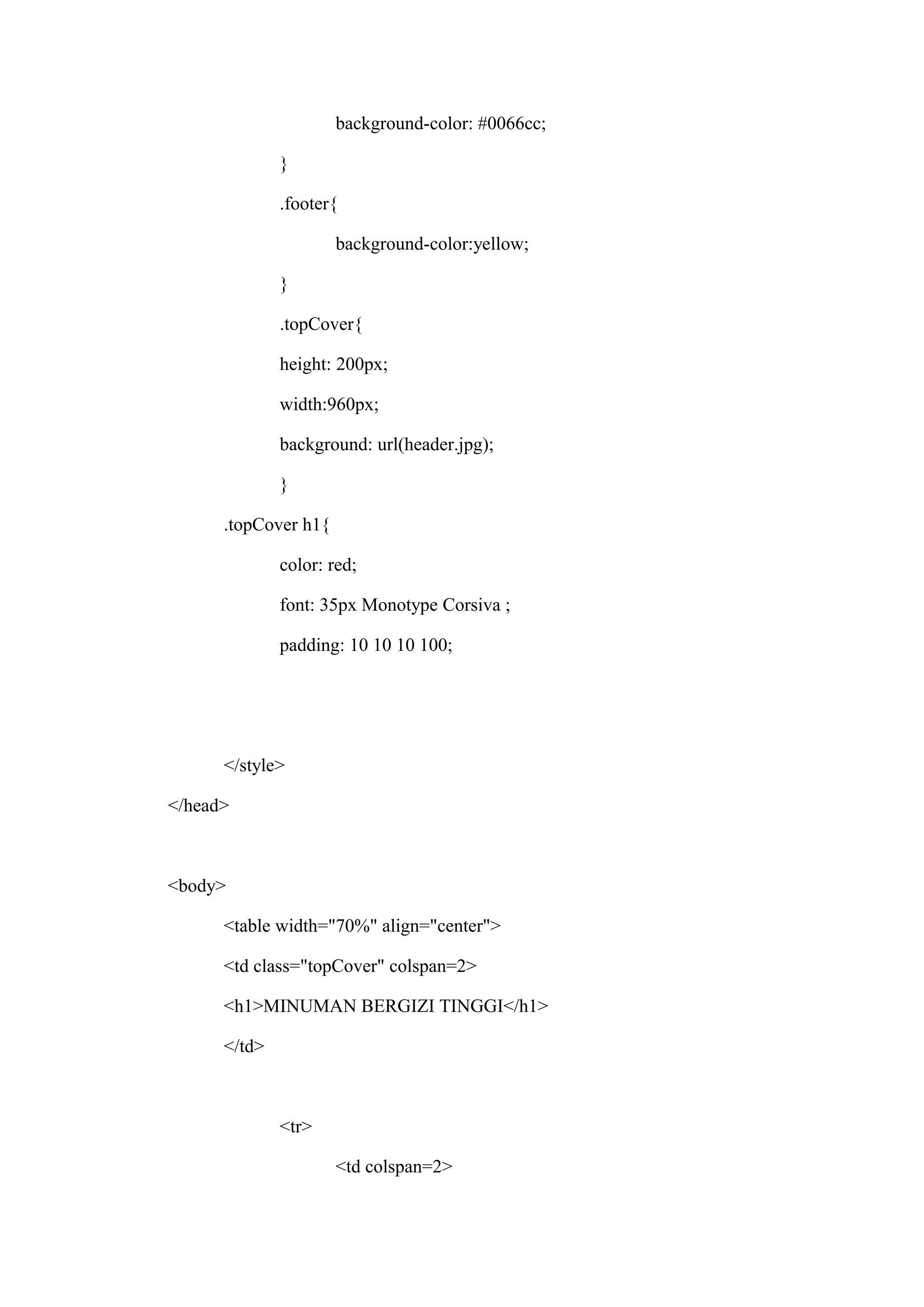 Laporan pemrograman berbasis web | PDF