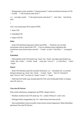 Laporan pemrograman berbasis web | PDF