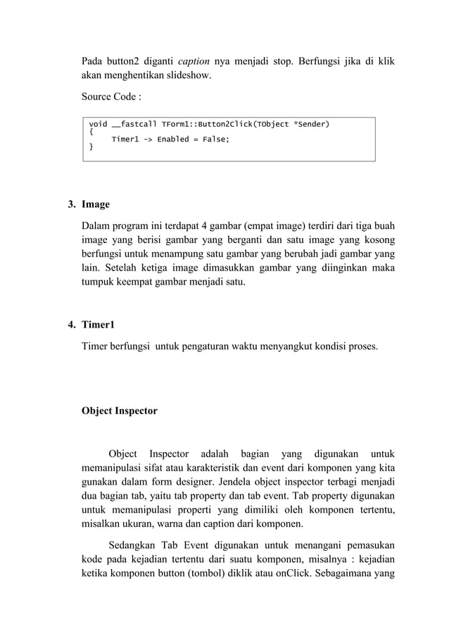 Laporan pemrograman visual | DOC