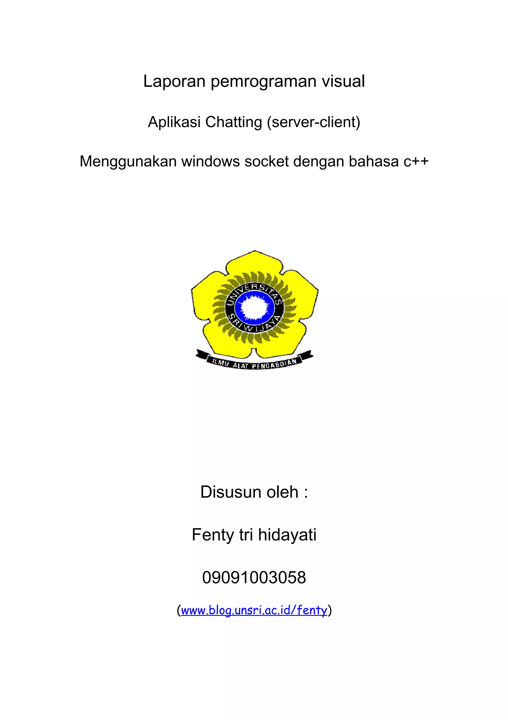 Laporan pemrograman visual3 | DOC