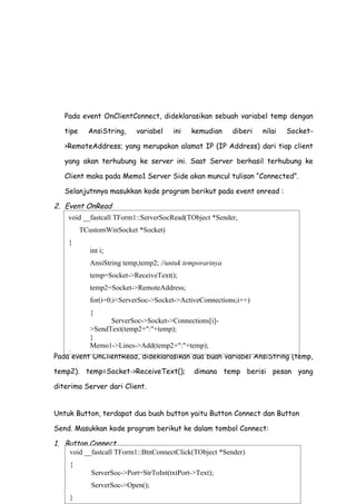 Laporan pemrograman visual3 | DOC