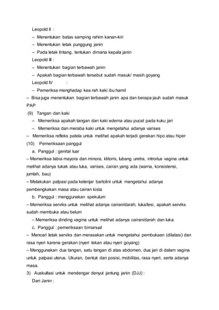 Laporan pendahuluan antenatal care | DOCX