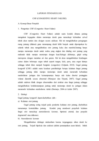 Laporan pendahuluan chf unu | DOCX