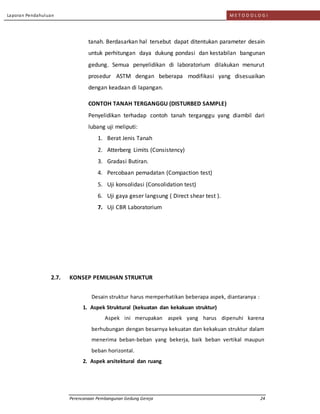 Laporan pendahuluan gereja | PDF