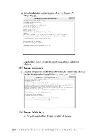 Lebih dalam dengan Telnet dan SSH | PDF