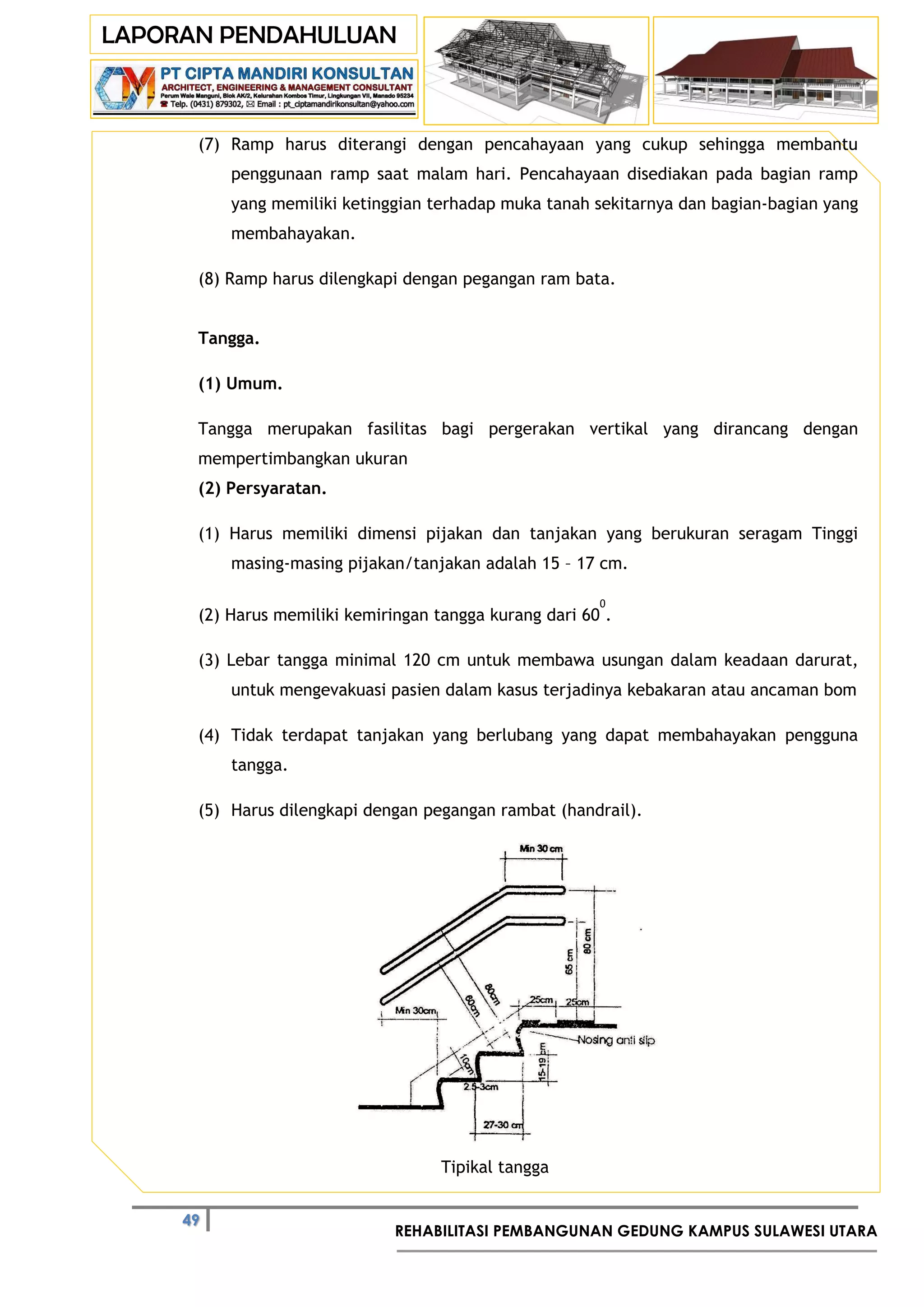 Laporan Pendahuluan Konsep Perencanaan Bangunan | PDF