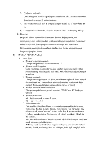 LP Tetanus | DOCX