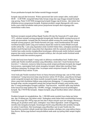 Laporan penelitian industri kecil | DOCX