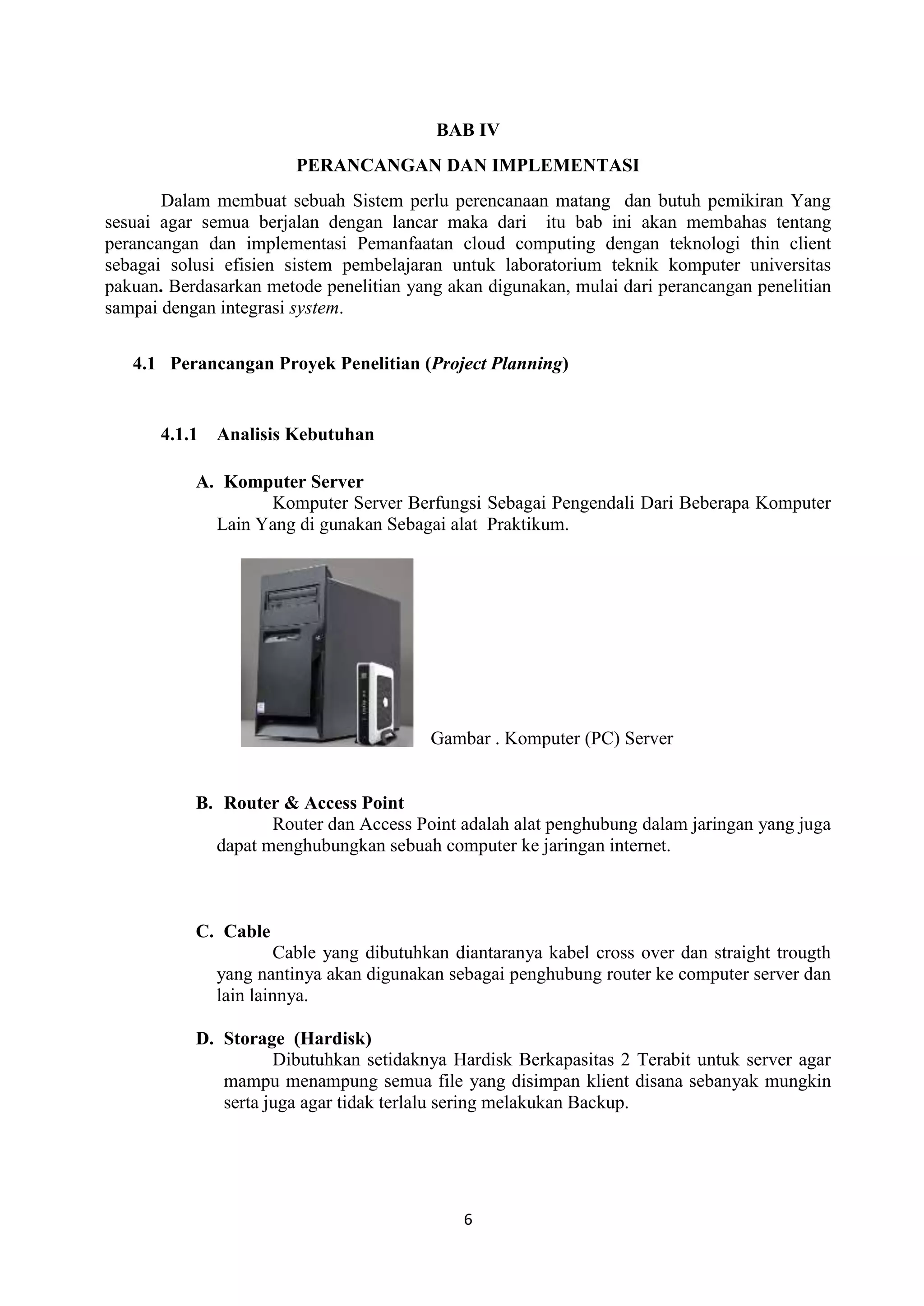 Contoh Project Metode Penelitian | DOCX