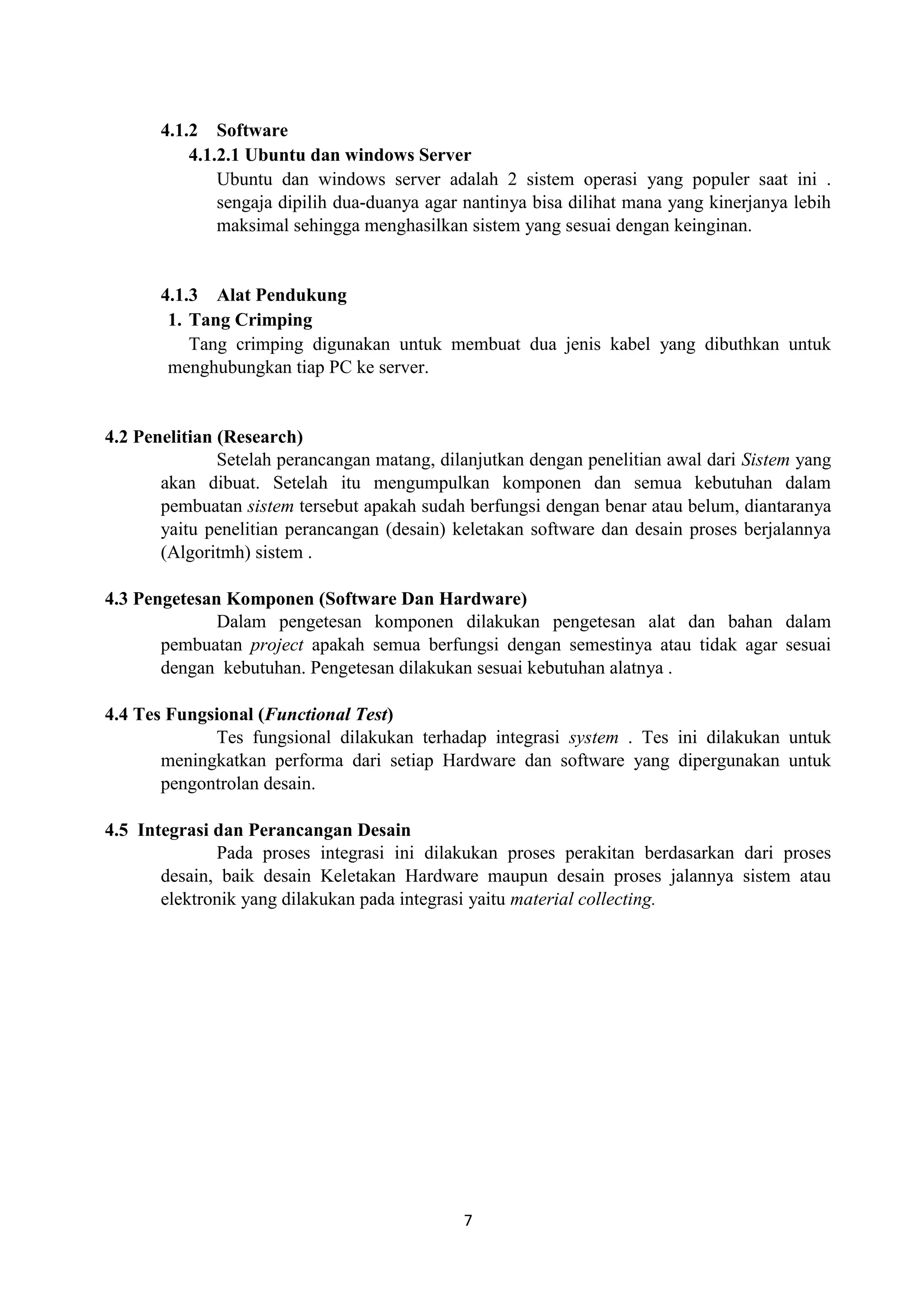Contoh Project Metode Penelitian | DOCX