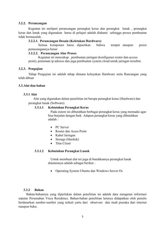 Contoh Project Metode Penelitian | DOCX