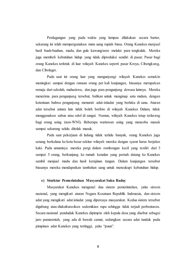 Laporan penelitian suku baduy | DOCX